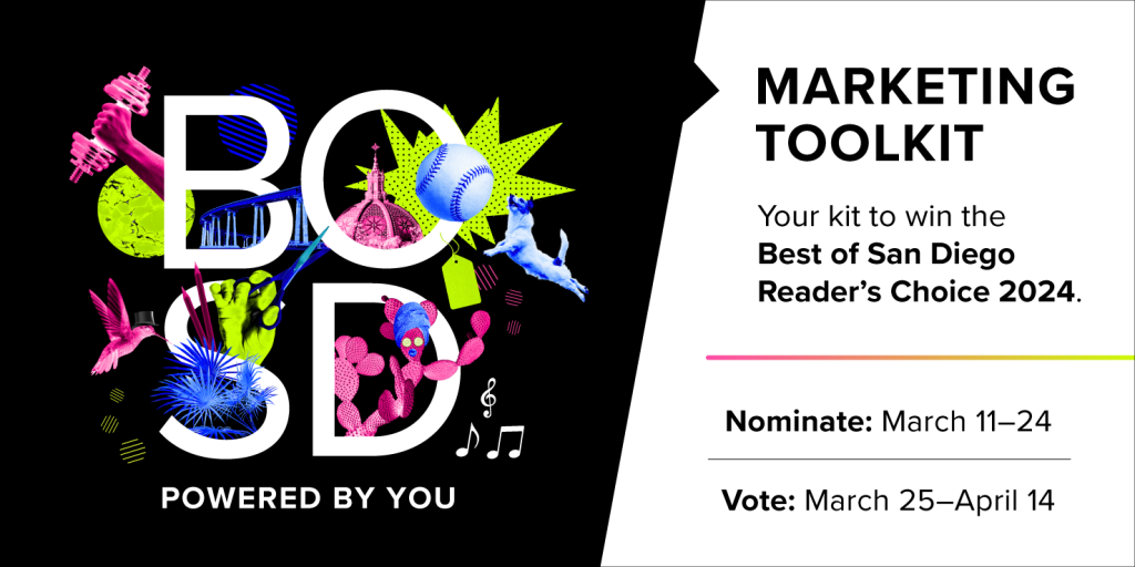 Best of San Diego Reader’s Choice 2024 Marketing Toolkit | San Diego Magazine